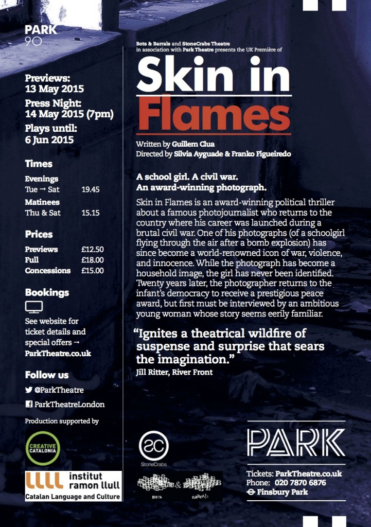 Skin in Flames | StoneCrabs Theatre